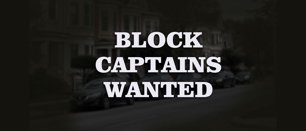 Block Captains Needed for Community Building Effort - Sharon Hill Borough