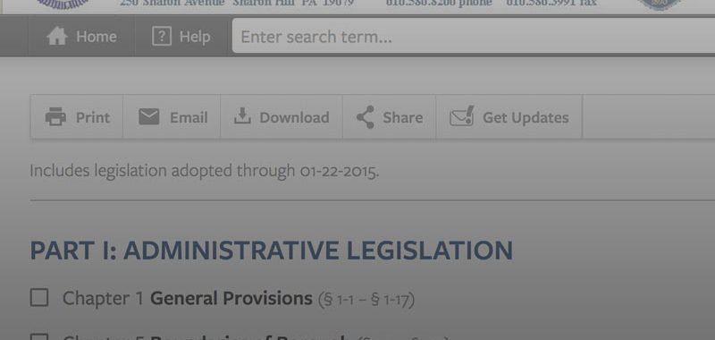 Borough Codes - Sharon Hill Borough