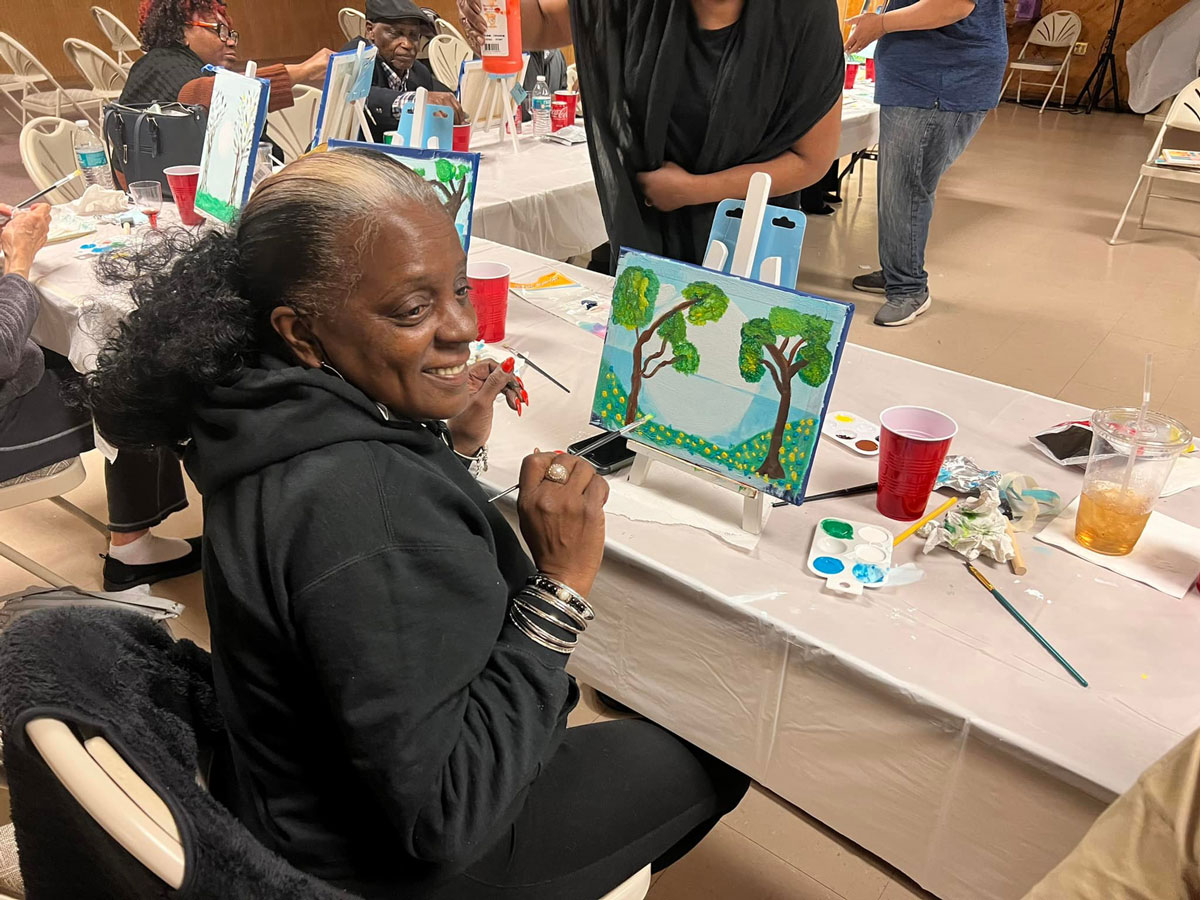 Photos: Spring Forward Paint Night with Bernard Collins - Sharon Hill ...